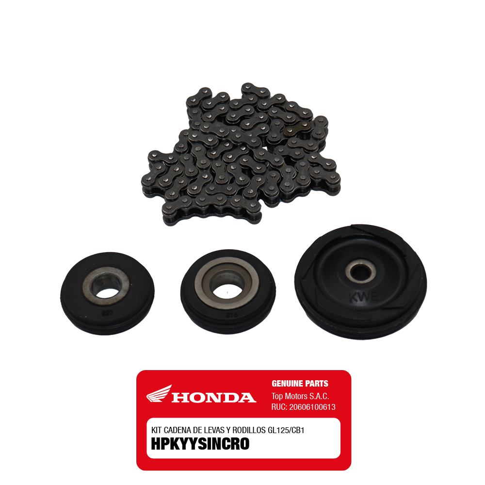 KIT CADENA DE LEVAS Y RODILLOS GL125/CB1 – Top Motors